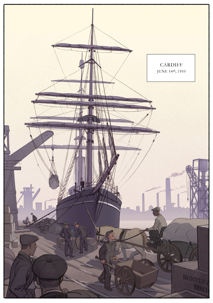 Bute Docks – The Worst Journey in the World: Graphic Novel